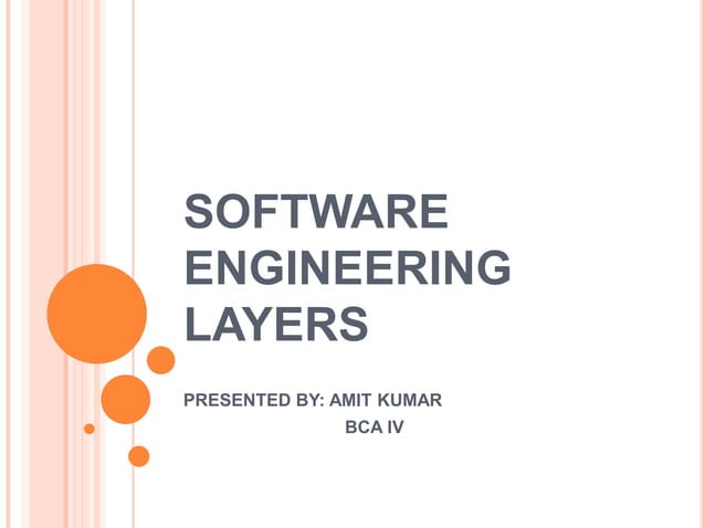 Software engineering layers | PPTX | Computer Software and Applications ...