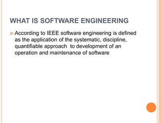 Software engineering layers | PPTX