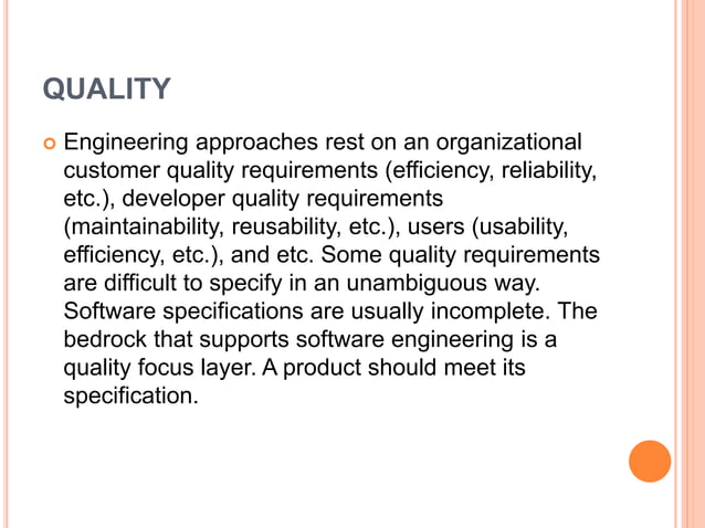 Software engineering layers | PPTX | Computer Software and Applications ...