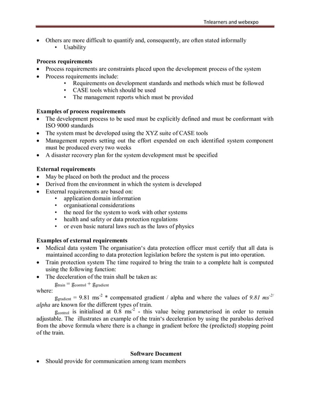 Software Engineering Lecture Notes Pdf