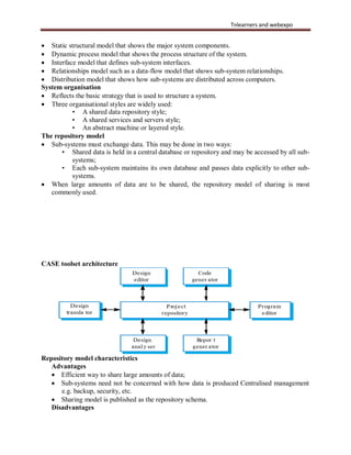Software engineering lecture notes | PDF