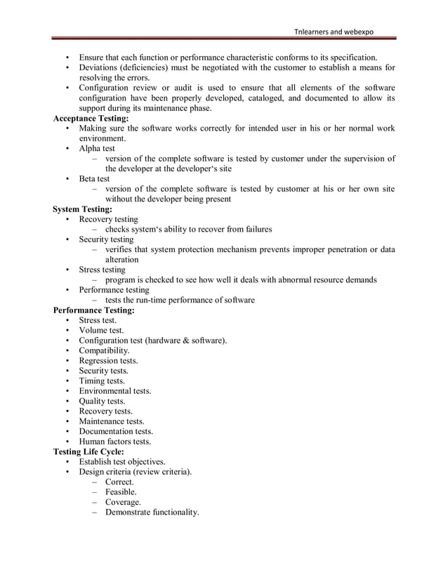 Software engineering lecture notes | PDF