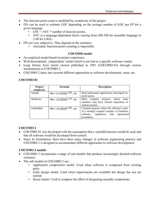 Software engineering lecture notes | PDF