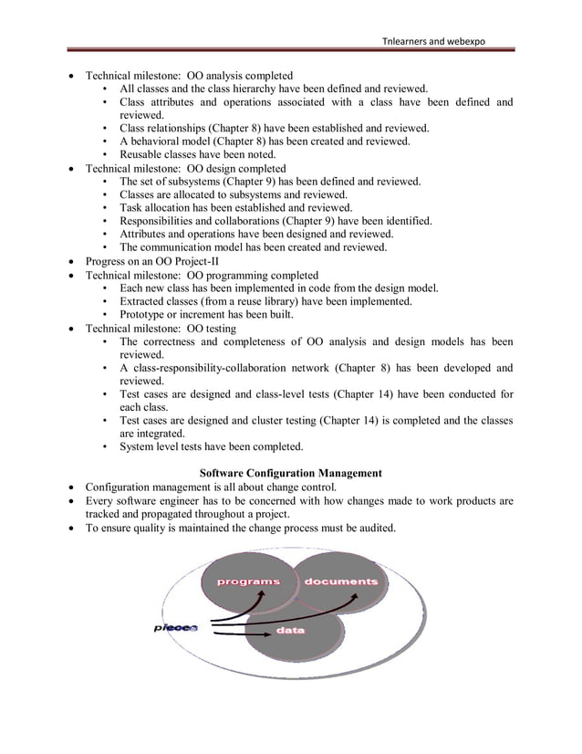 Software engineering lecture notes | PDF