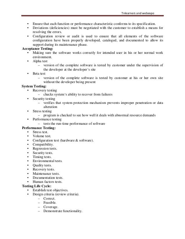 Software Engineering Lecture Notes