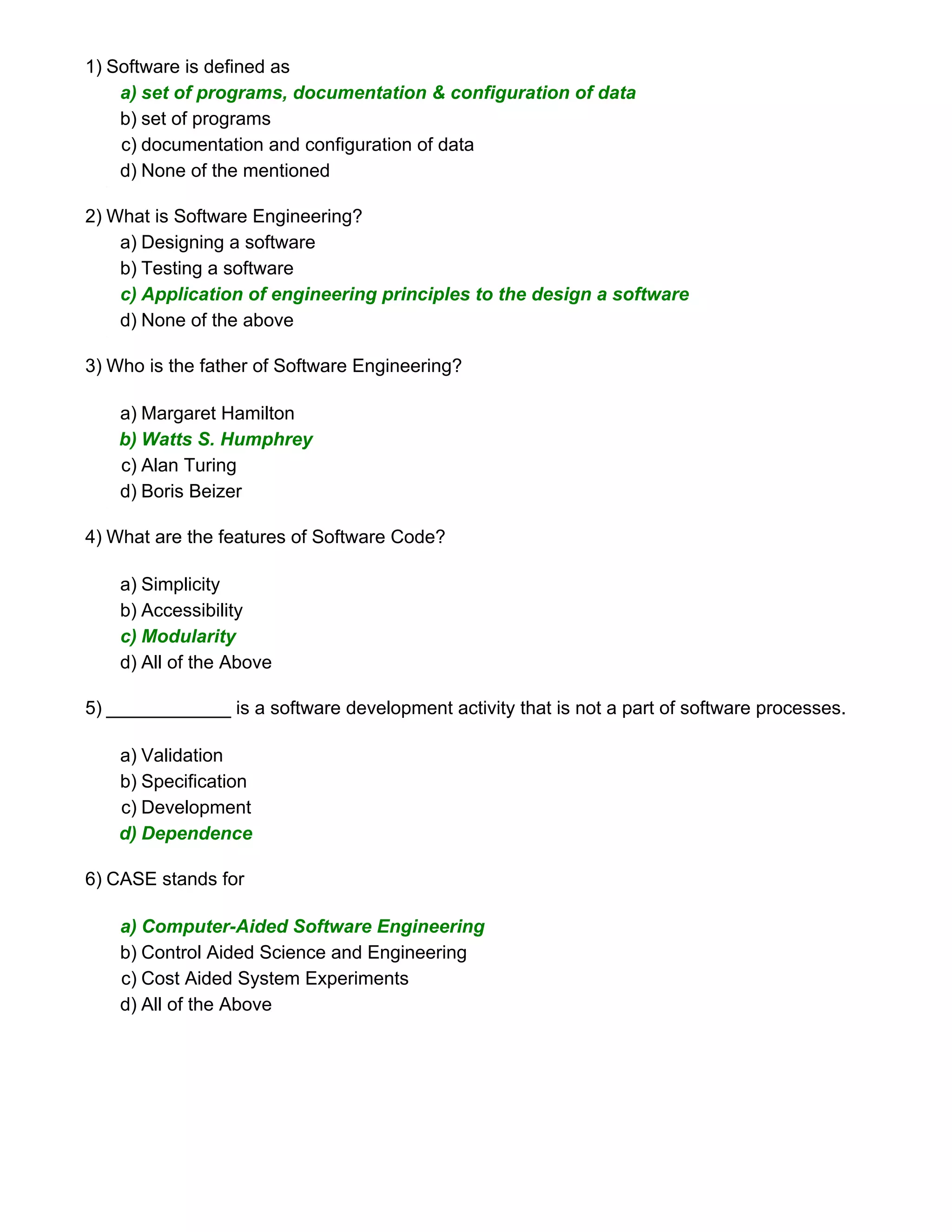 Software_Engineering_Midterm_Examination_ORIGKEY.pdf | Computer ...