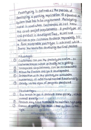 Software Engineering Notes - Unit 1.pdf