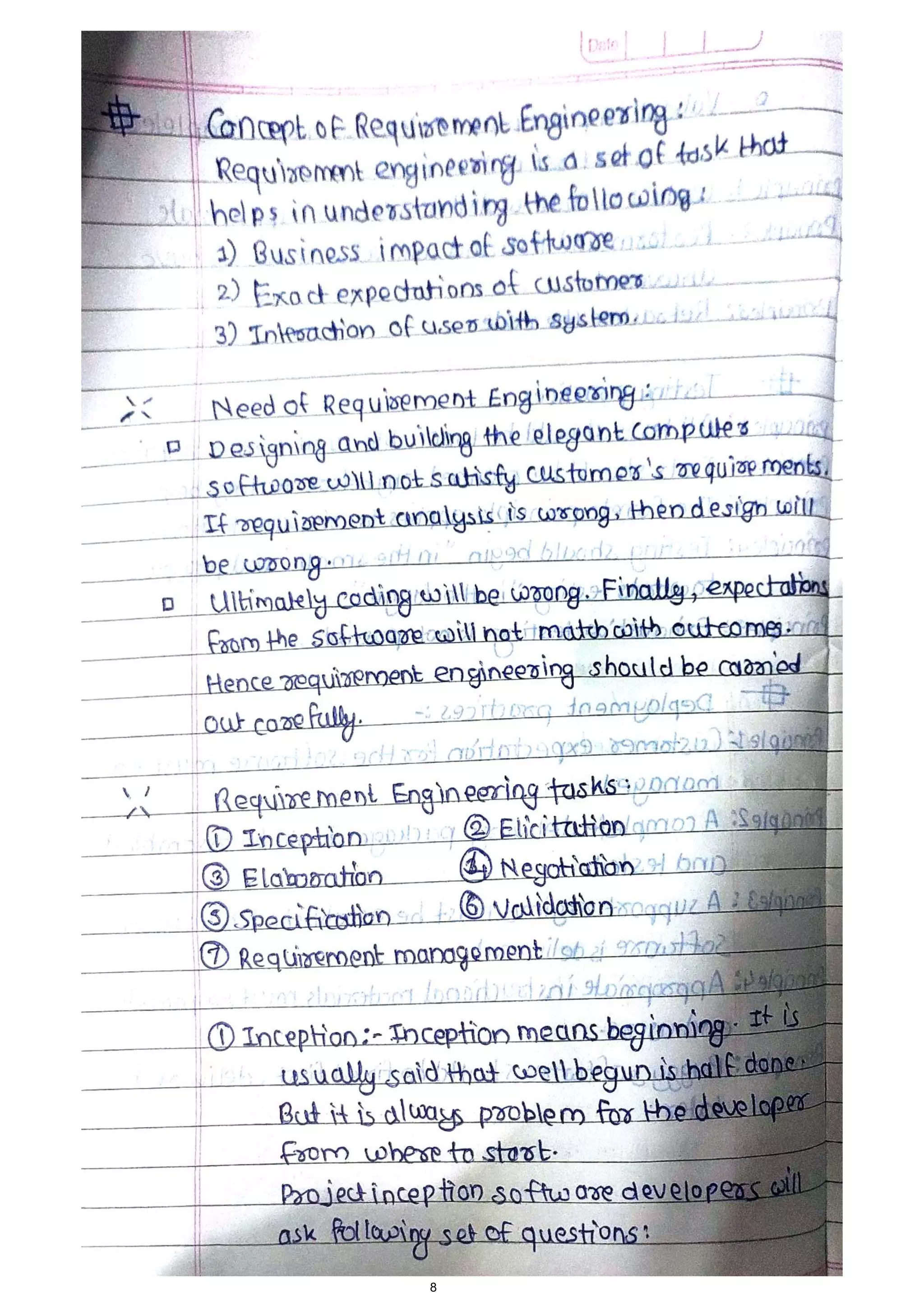 Software Engineering Notes - Unit 2.pdf