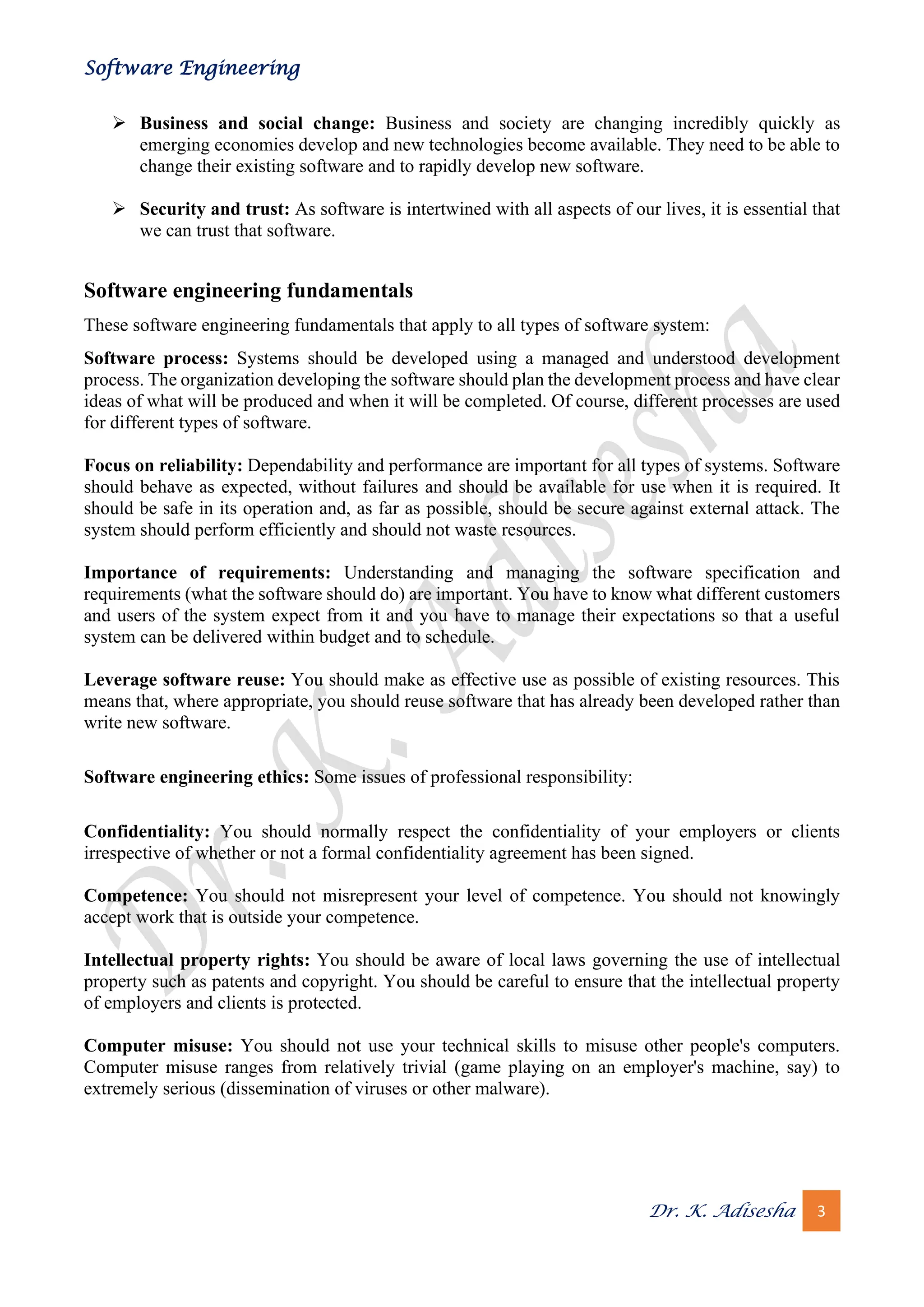 Software Engineering notes by K. Adisesha.pdf
