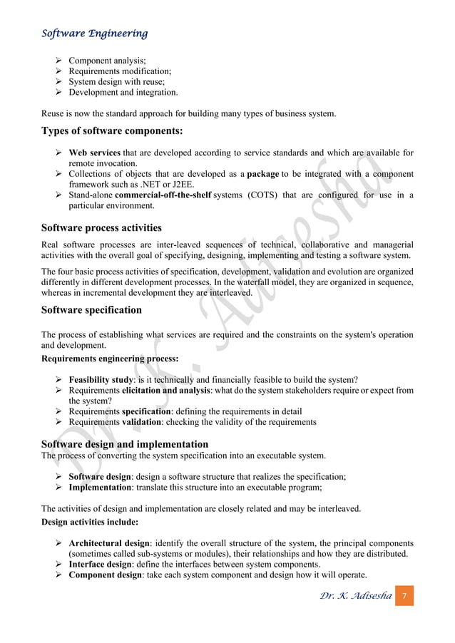 Software Engineering notes by K. Adisesha.pdf