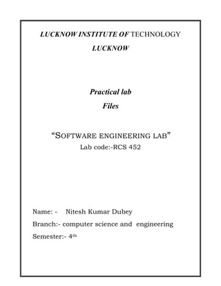Software engineering practical | PDF