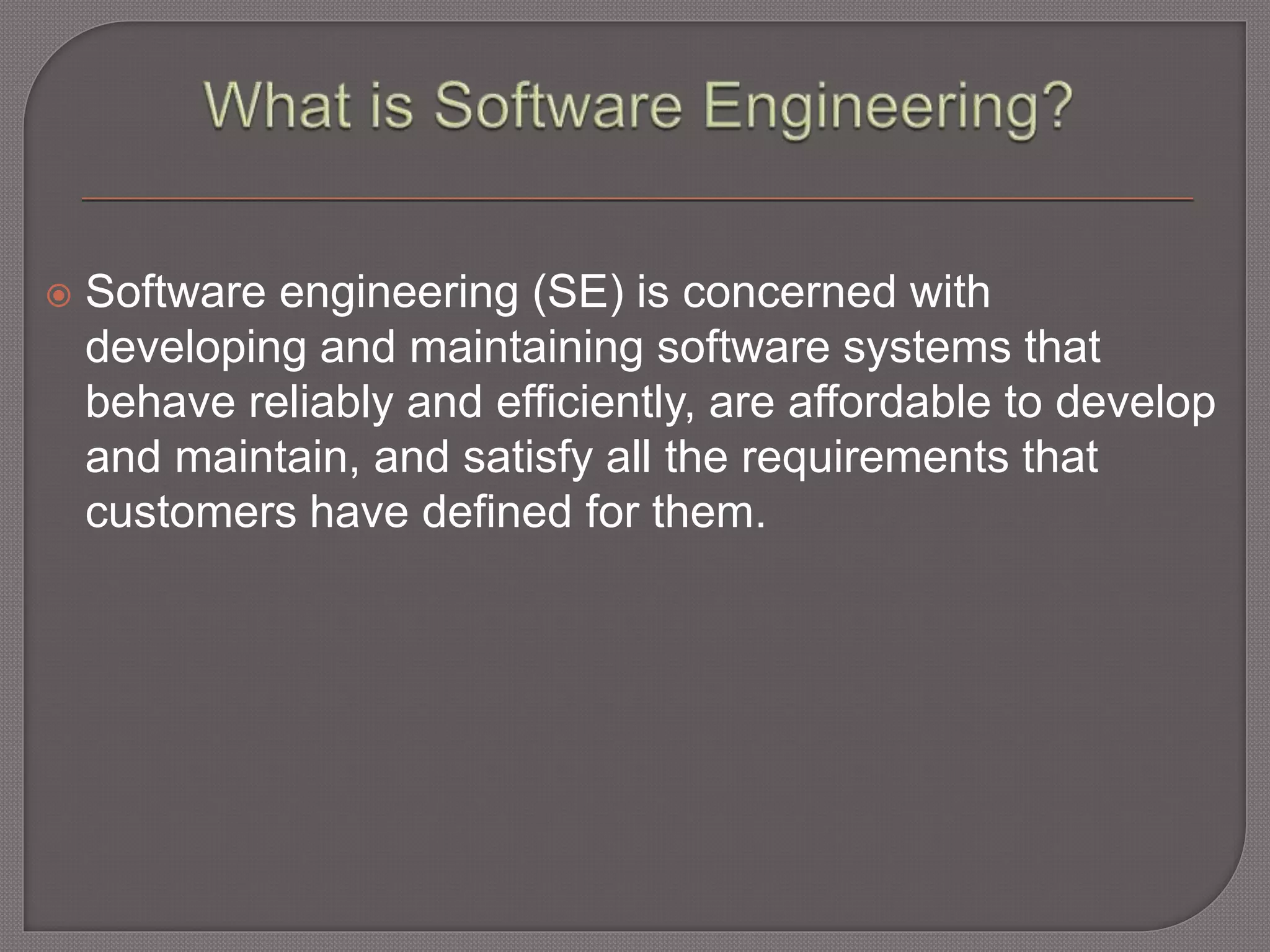 Software Engineering Practice | PPTX