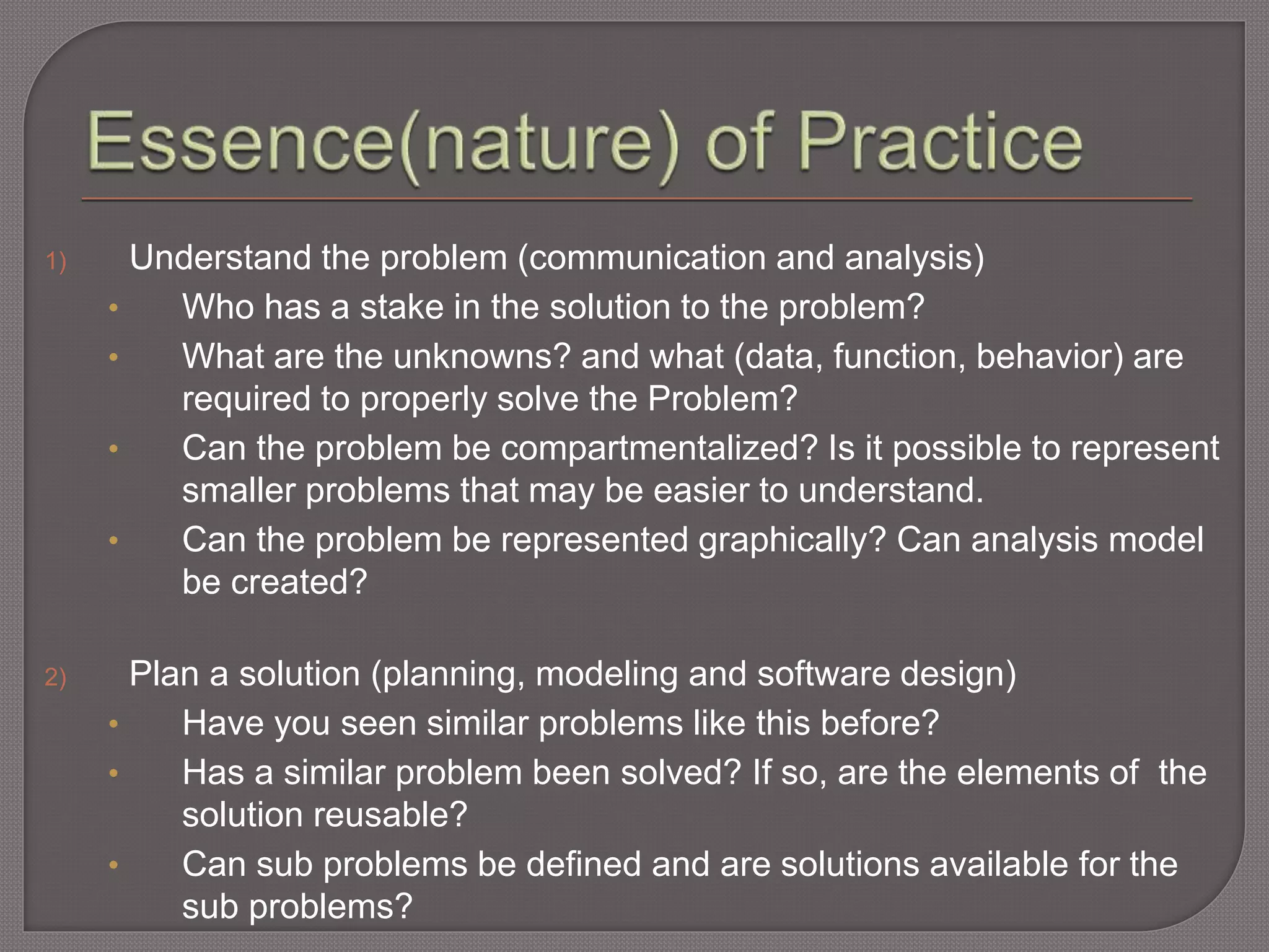 Software Engineering Practice | PPTX