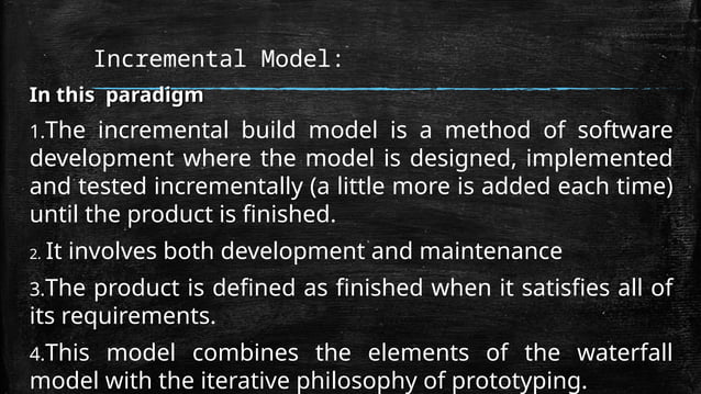 Software Engineering Process Models important | PPT