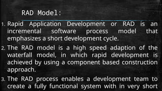 Software Engineering Process Models important | PPT