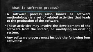 Software Engineering Process Models important | PPT
