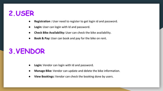 Software engineering project(Bikes and scooters rental system) | PPTX ...