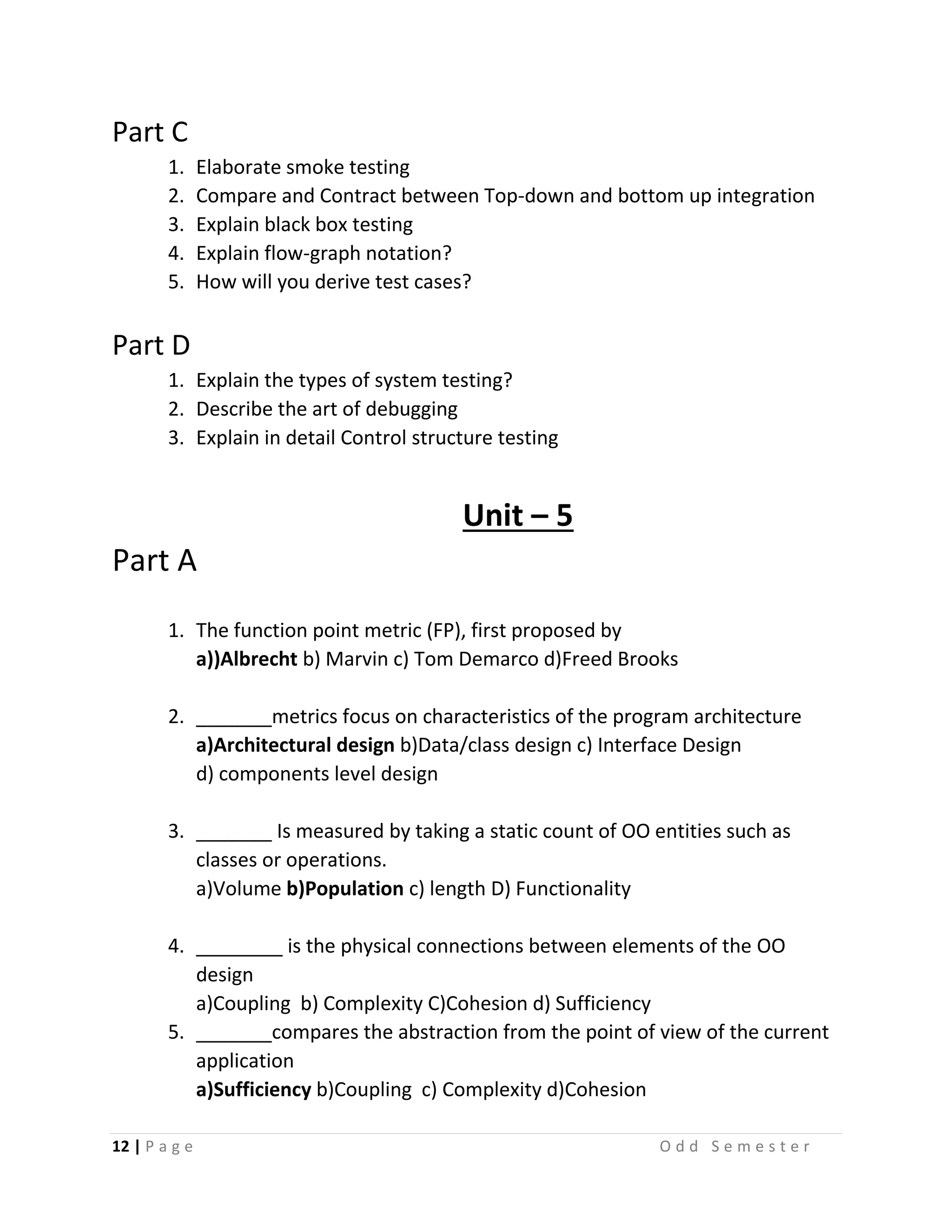 Software Engineering Question Bank.docx