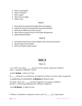 Software Engineering Question Bank.docx