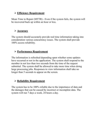 Software engineering srs library management assignment | PDF