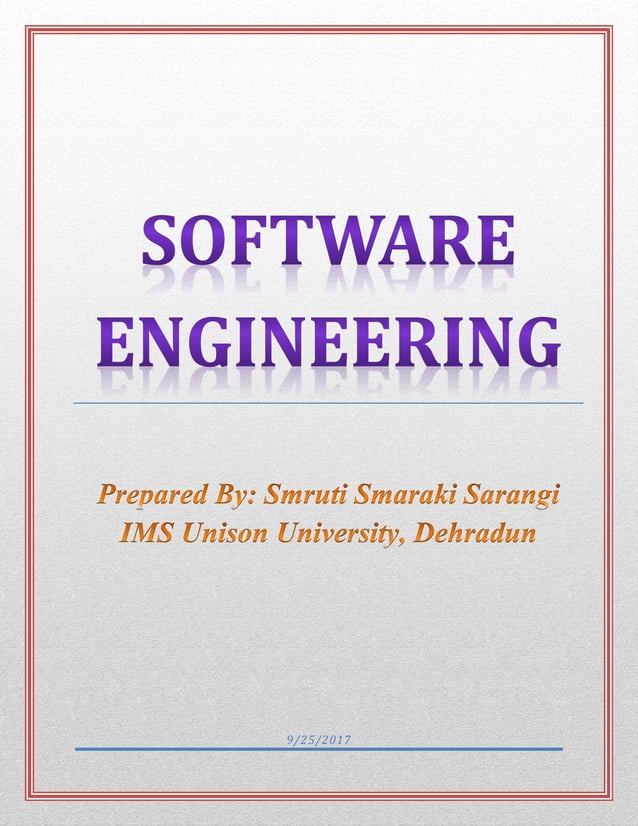 Software engineering study materials | PDF | Operating Systems ...