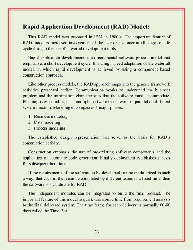 Software engineering study materials | PDF