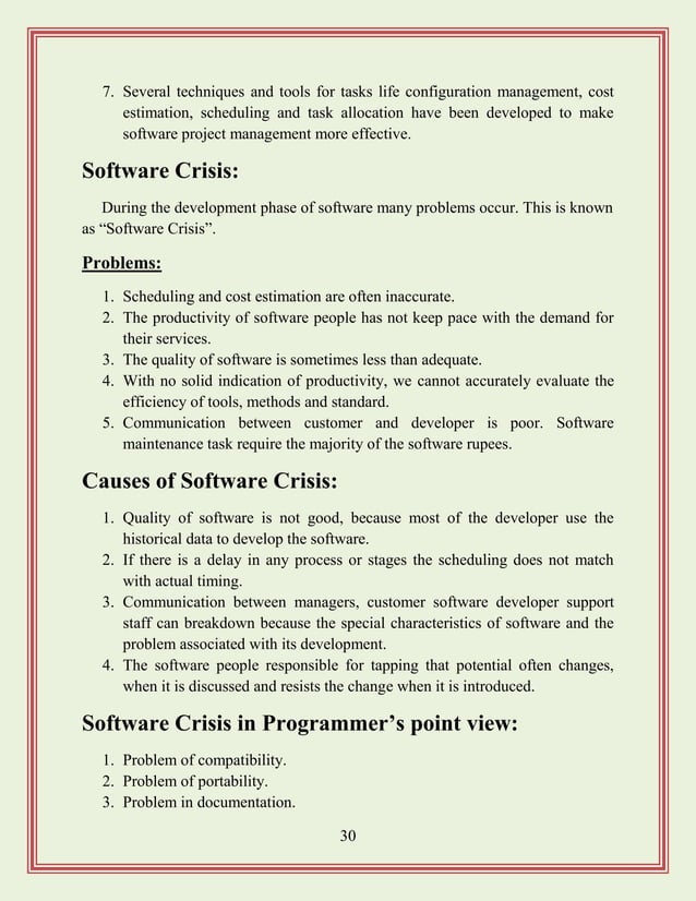 Software engineering study materials | PDF | Operating Systems ...