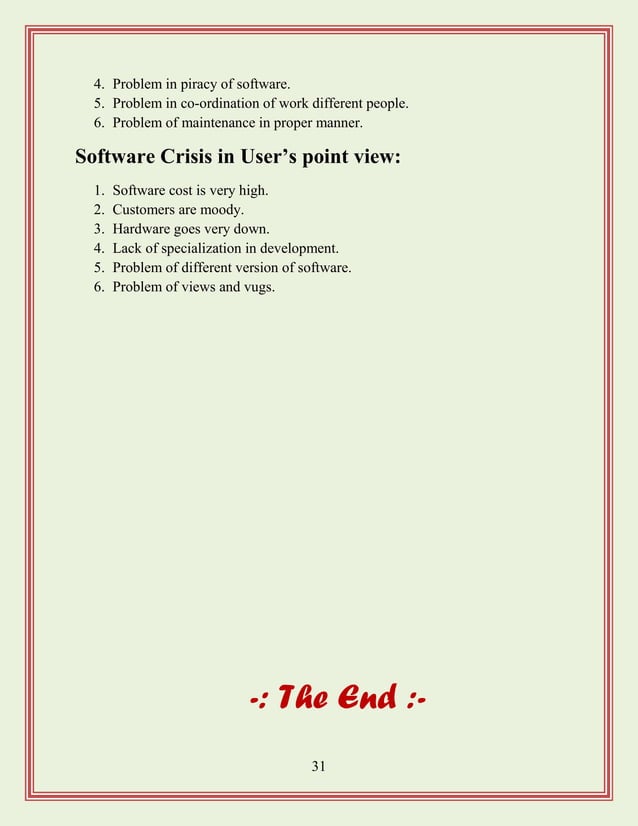 Software engineering study materials | PDF