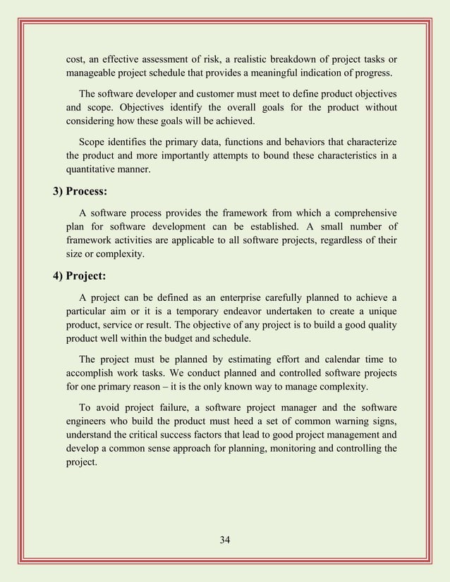 Software engineering study materials | PDF