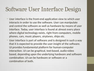 Software design strategies in Software engineering | PPTX