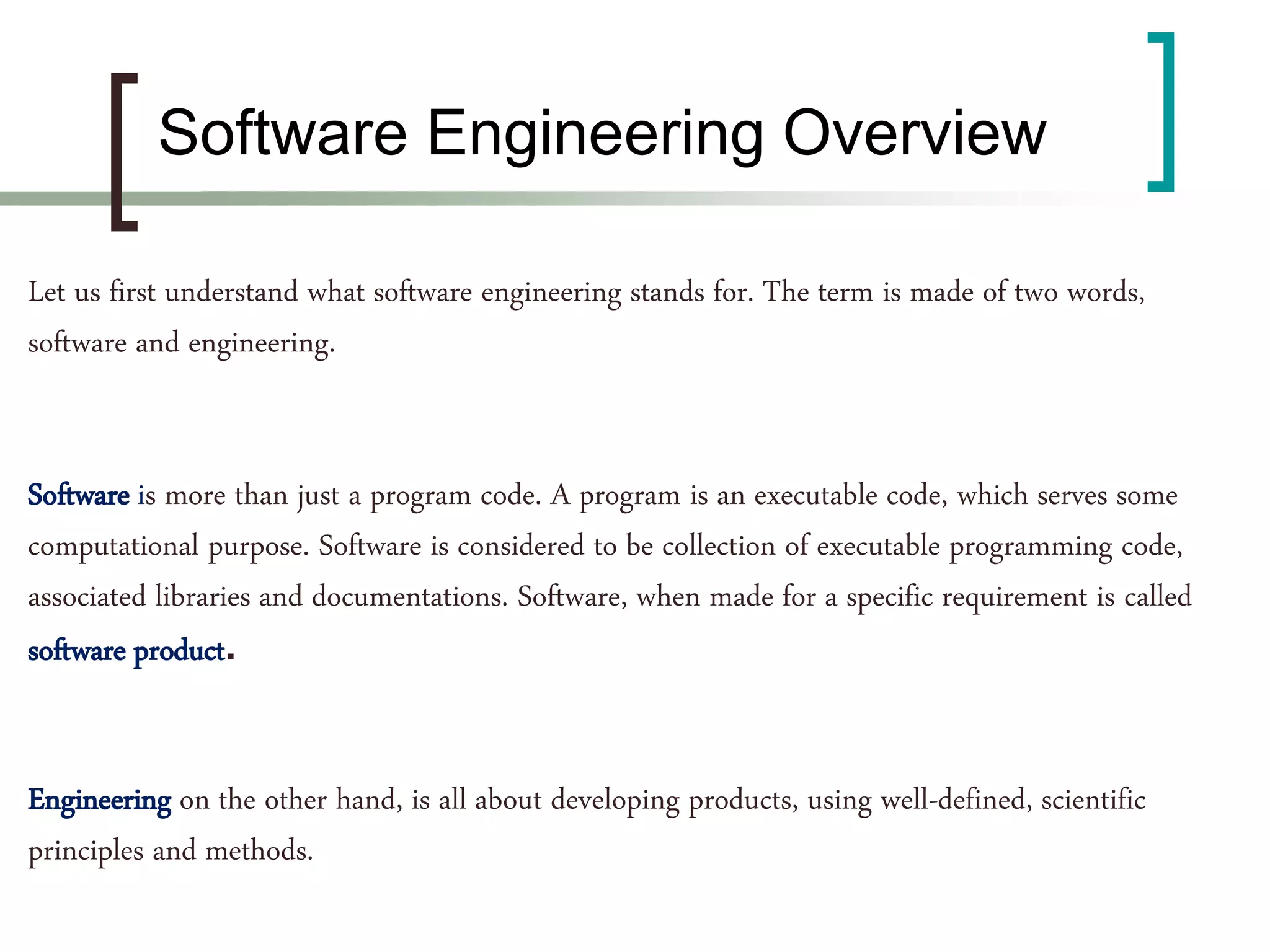 Software engineering tutorial | PPTX Software engineering tutorial | PPTX