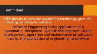 Software Engineering for BCA second year | PPTX