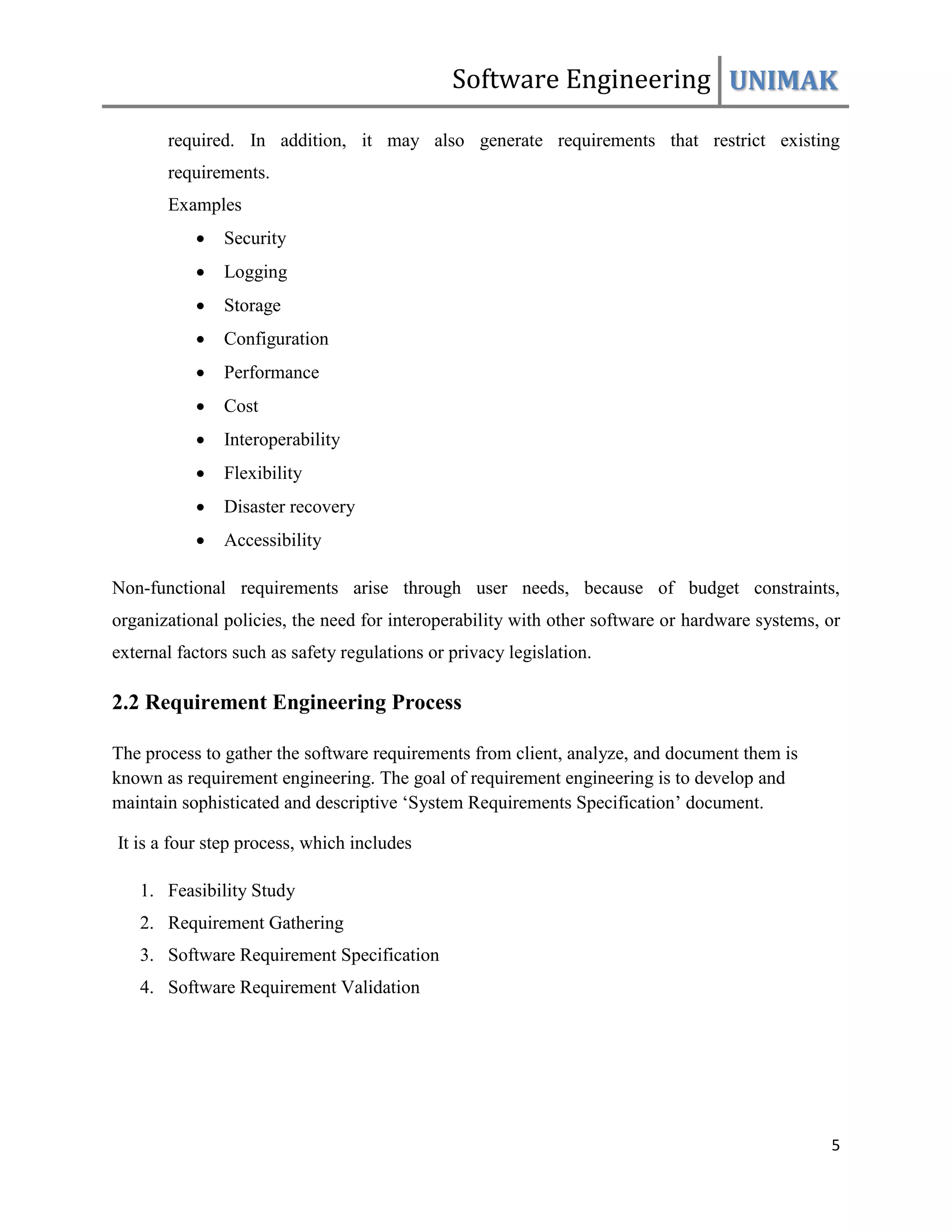 Software engineering Unit-2 | PDF