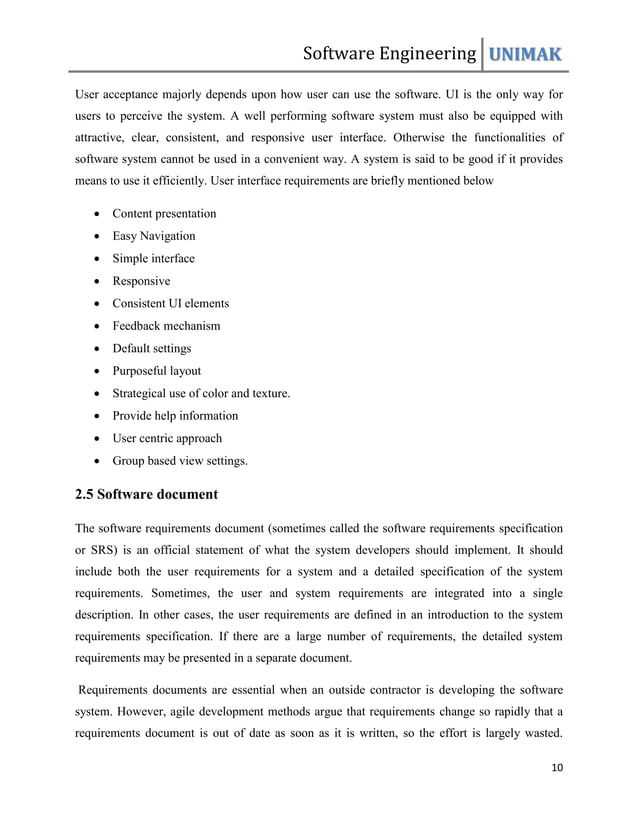 Software engineering Unit-2 | PDF