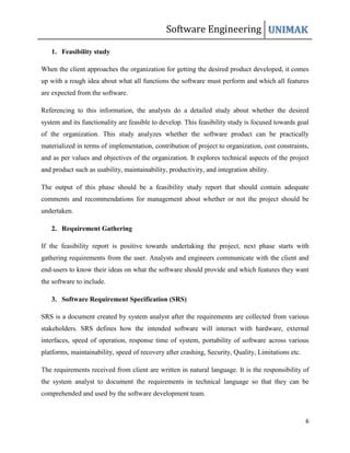 Software engineering Unit-2 | PDF