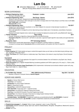 Software Engineer Simple Resume.pdf | Web Development | Internet