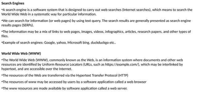 softwareenginessearchenginesisthecomputersciencesubject.pptx