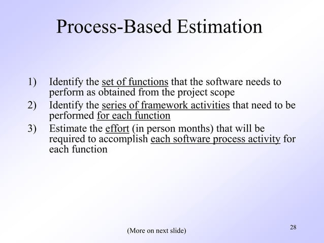 Software estimation | PPT