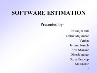 Software estimation | PPT
