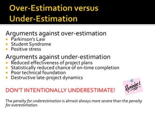 Software Estimation - part 1 of 2 | PPTX