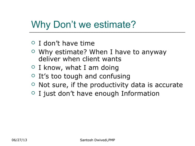 Software estimation and measurement | PPT | Computer Software and Applications | Computing