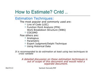 Software estimation and measurement | PPT | Computer Software and ...