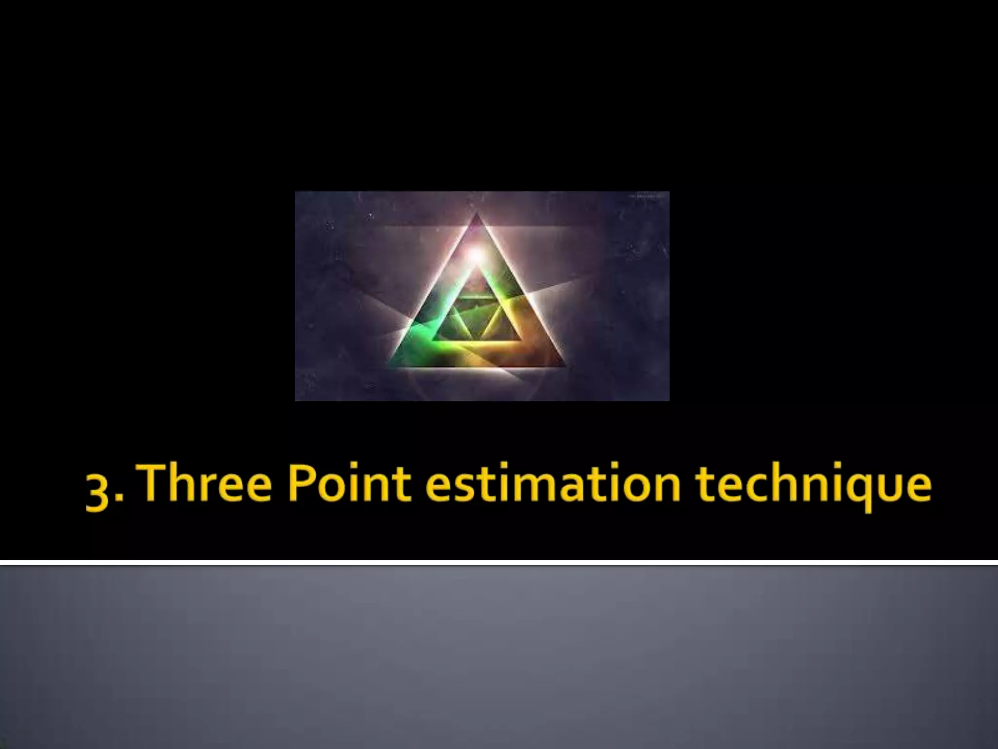 Software estimation techniques | PPTX