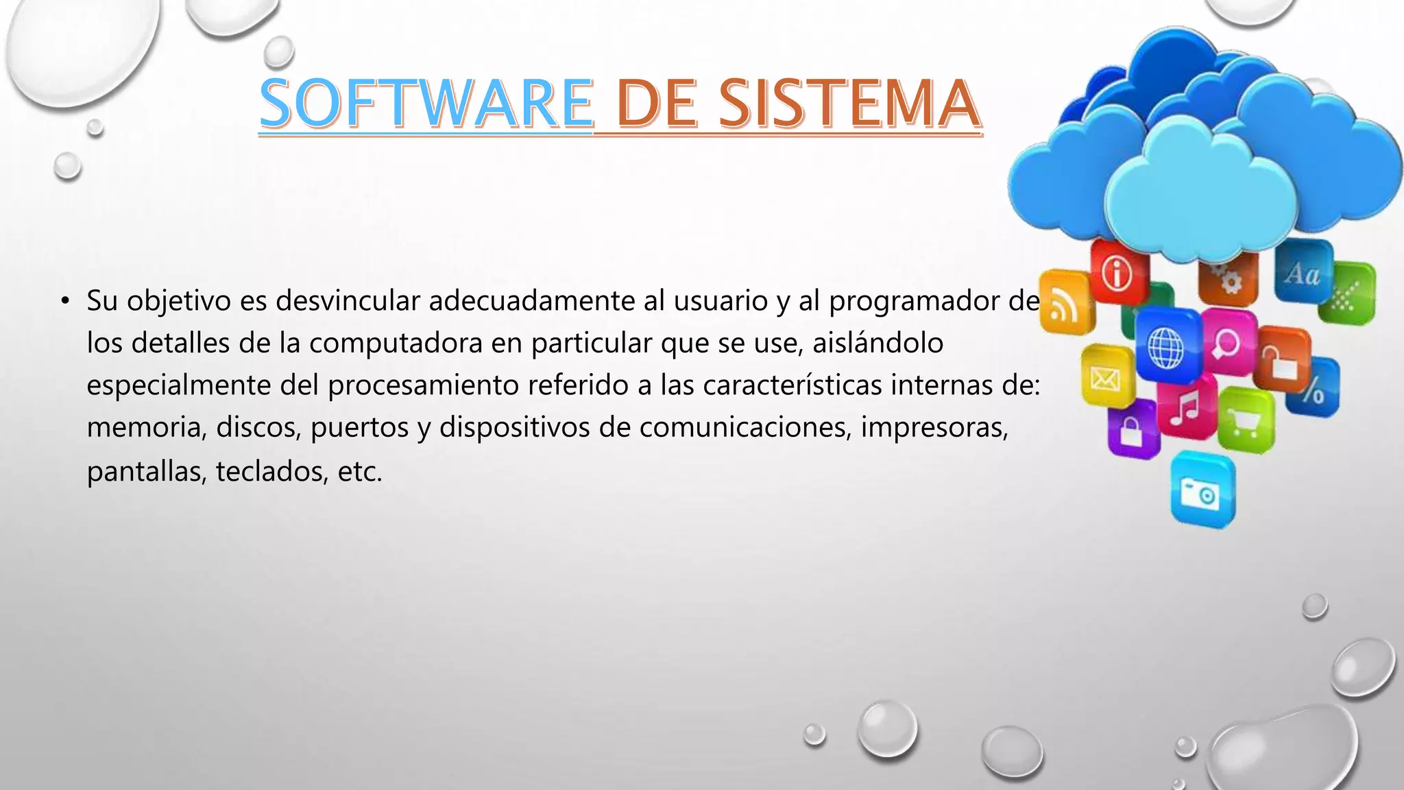 presentación gráfica sobre los distintos tipos de software y su uso más ...