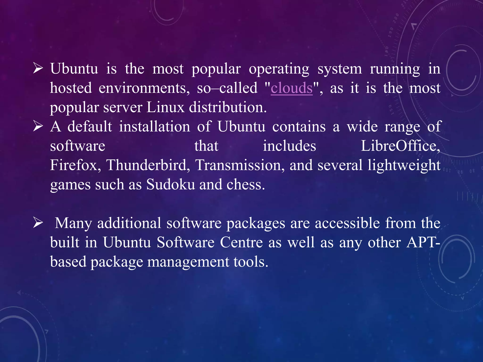 Software evolution analysis of ubuntu operating system | PPTX