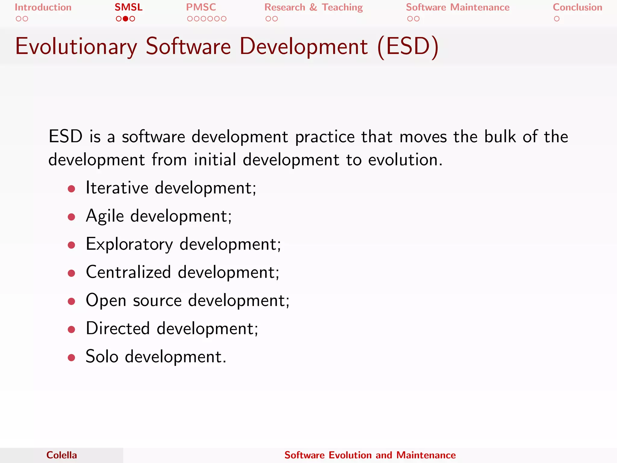 Software evolution and maintenance | PDF