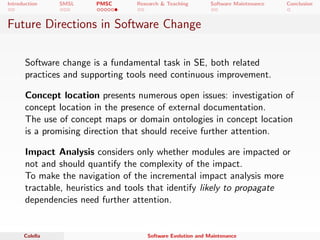 Software evolution and maintenance | PDF