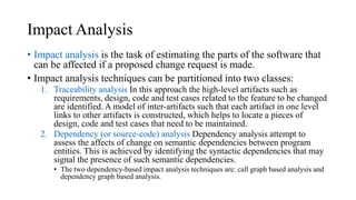 Software evolution and maintenance basic concepts and preliminaries | PPT