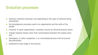 Soft ware evolution my presentation | PPT