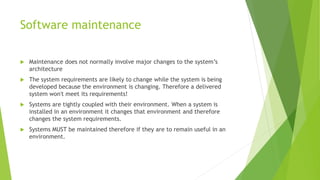 Soft ware evolution my presentation | PPT